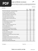 Strengths and Difficulties Questionnaire | PDF | Clinical Psychology ...