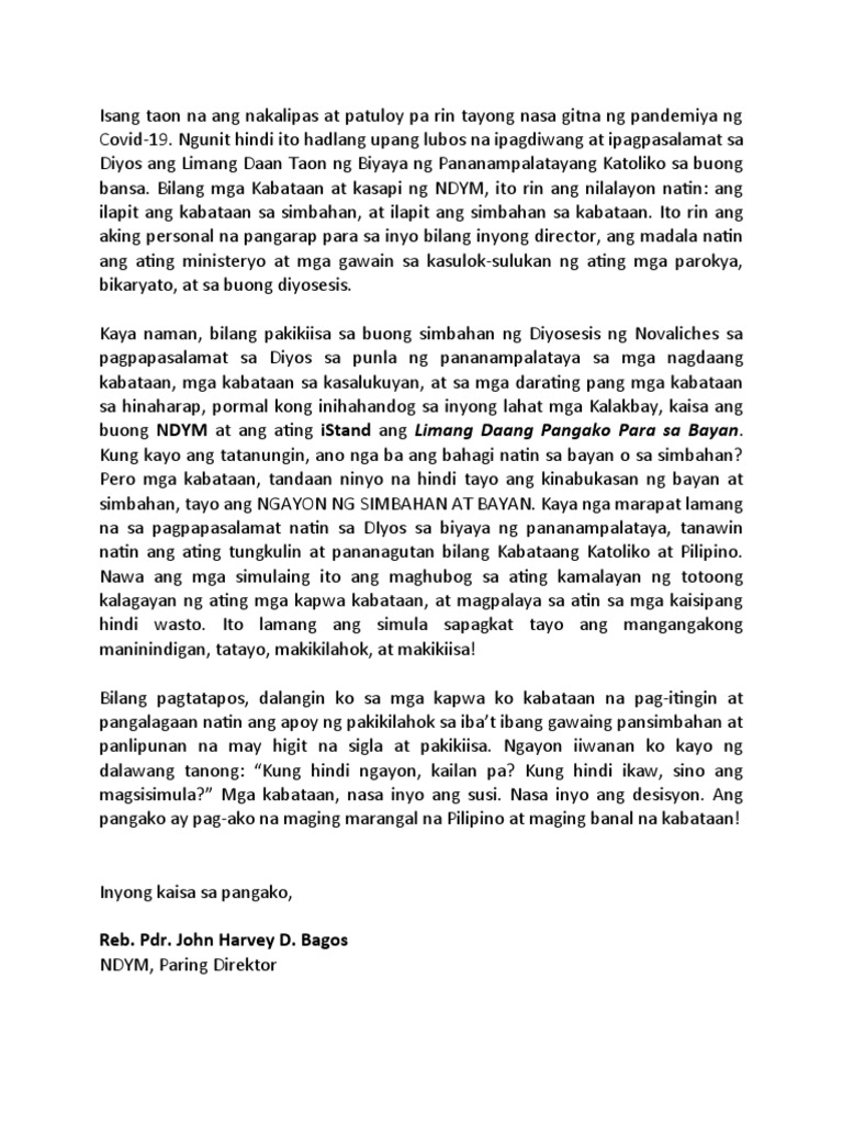 Forward 500 Pangako para Sa Bayan | PDF