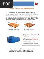 Ejercicios de Cubicaje | PDF | Transporte | Envío