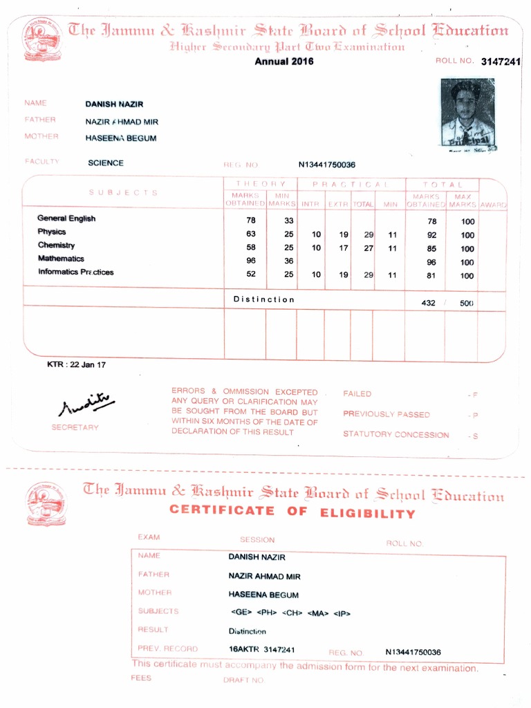 12th Marks | PDF | Qualifications | Educational Stages
