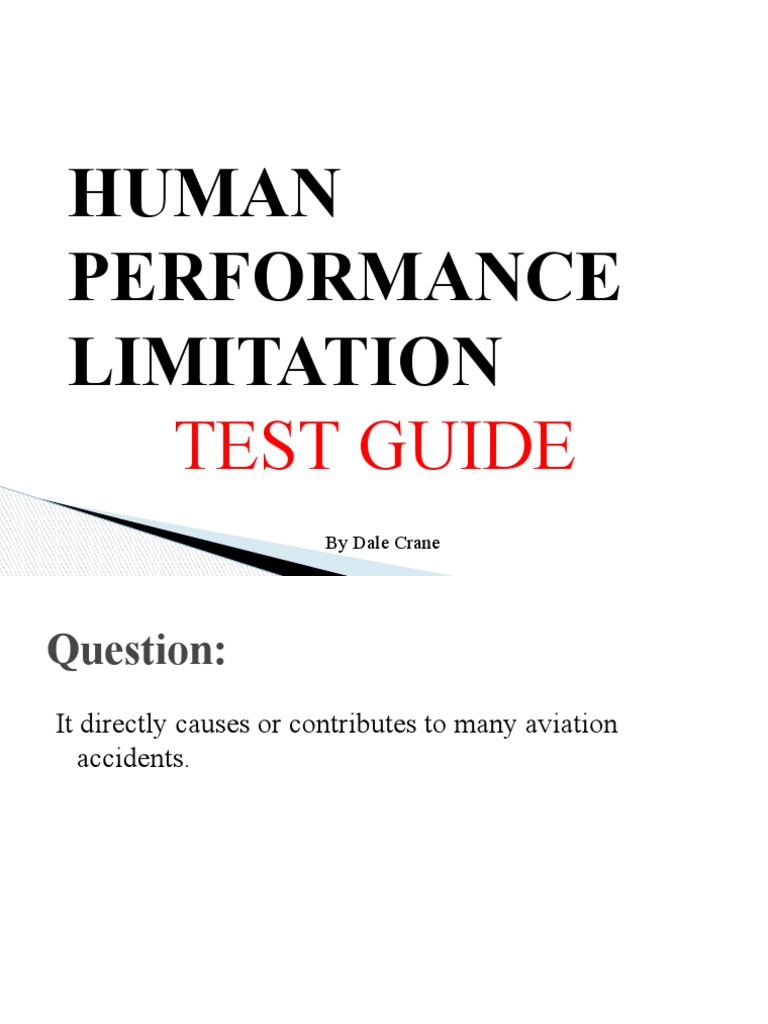 HPL Test Guide | PDF | Human Factors And Ergonomics | Psychology