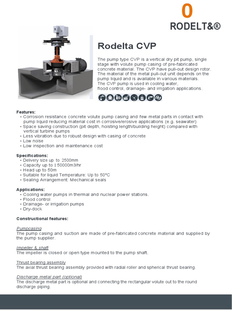 Rodelta Concrette Pumps - CVP | PDF | Pump | Mechanical Engineering