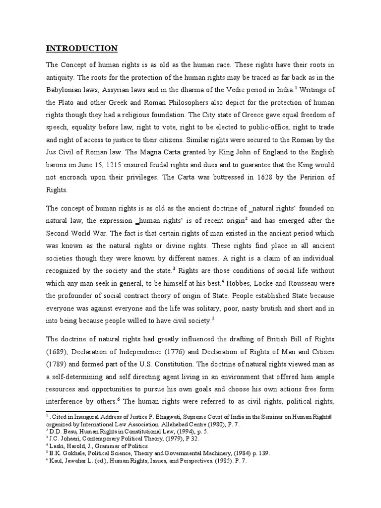 Human Rights Project 2020 | Download Free PDF | Human Rights | Rights