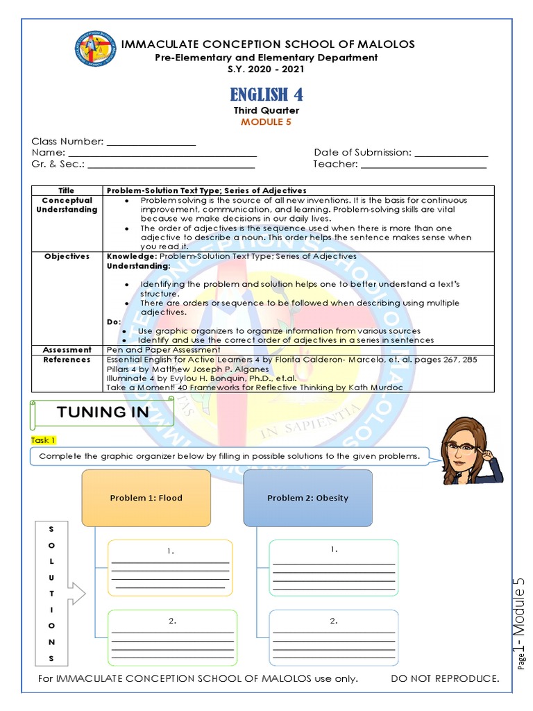 3Q Eng4 Module 5 1 Okay | PDF | Adjective | Qr Code