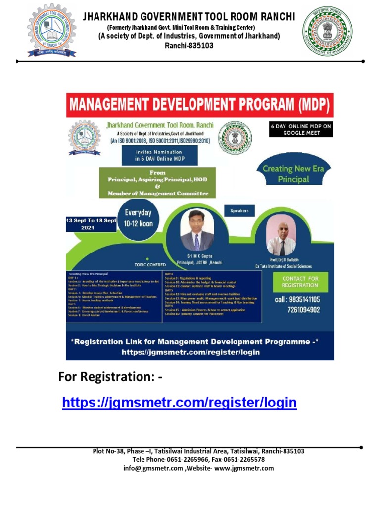 MDP 2 Details | PDF | Teachers | Communication