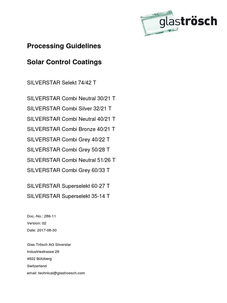 GT Processing Guidelines | PDF | Glasses | Convection