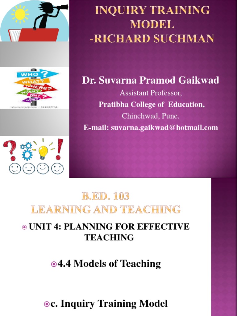 Inquiry Training Model | PDF | Learning | Inquiry