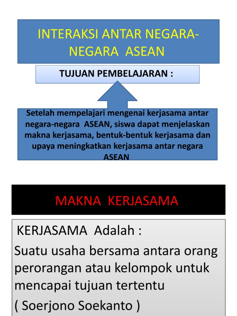 INTERAKSI ANTAR NEGARA-NEGARA ASEAN | PDF | Politik
