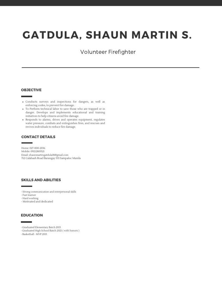Shaun Resume | PDF