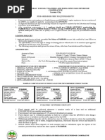 Damayan Membership Application Form: SCHOOL/OFFICE ADDRESS | PDF