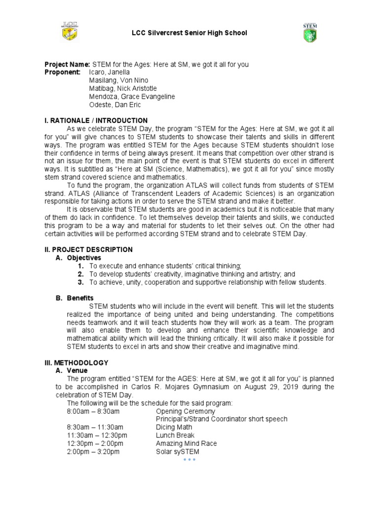 Concept Paper | PDF | Science, Technology, Engineering, And Mathematics ... Concept Paper | PDF | Science, Technology, Engineering, And Mathematics ...