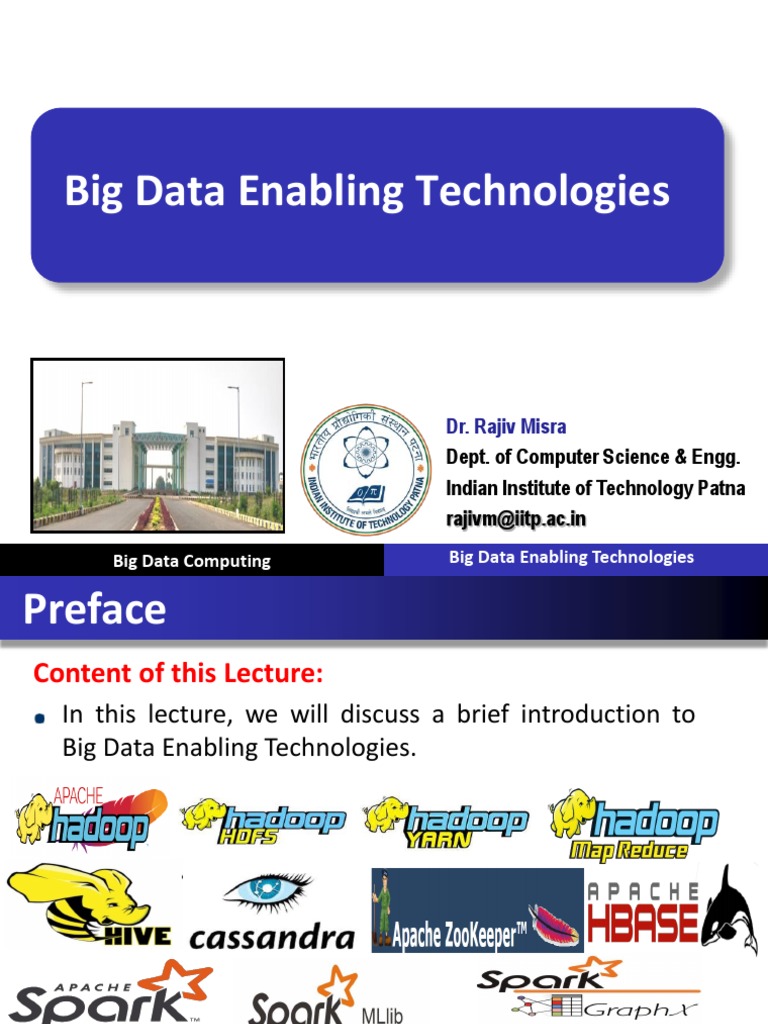 Big Data Technologies | PDF | Apache Hadoop | Apache Spark
