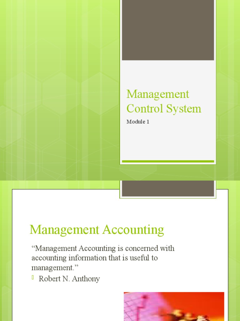 Management Control System | PDF | Performance Appraisal | Management ...