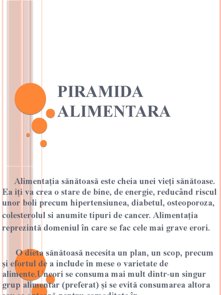 Piramida Alimentara | PDF