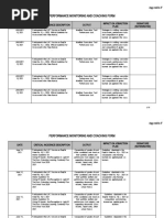 Reflection Notes On Coaching and Mentoring Sessions, Meetings, LAC ...