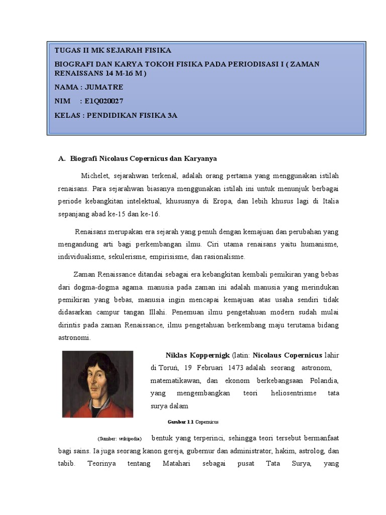 Tugas Ii MK Sejarah Fisika | PDF
