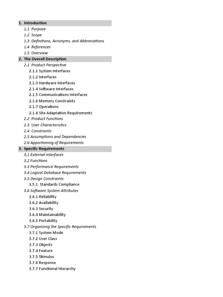 Software Development Project Checklist | PDF | Use Case | Specification ...