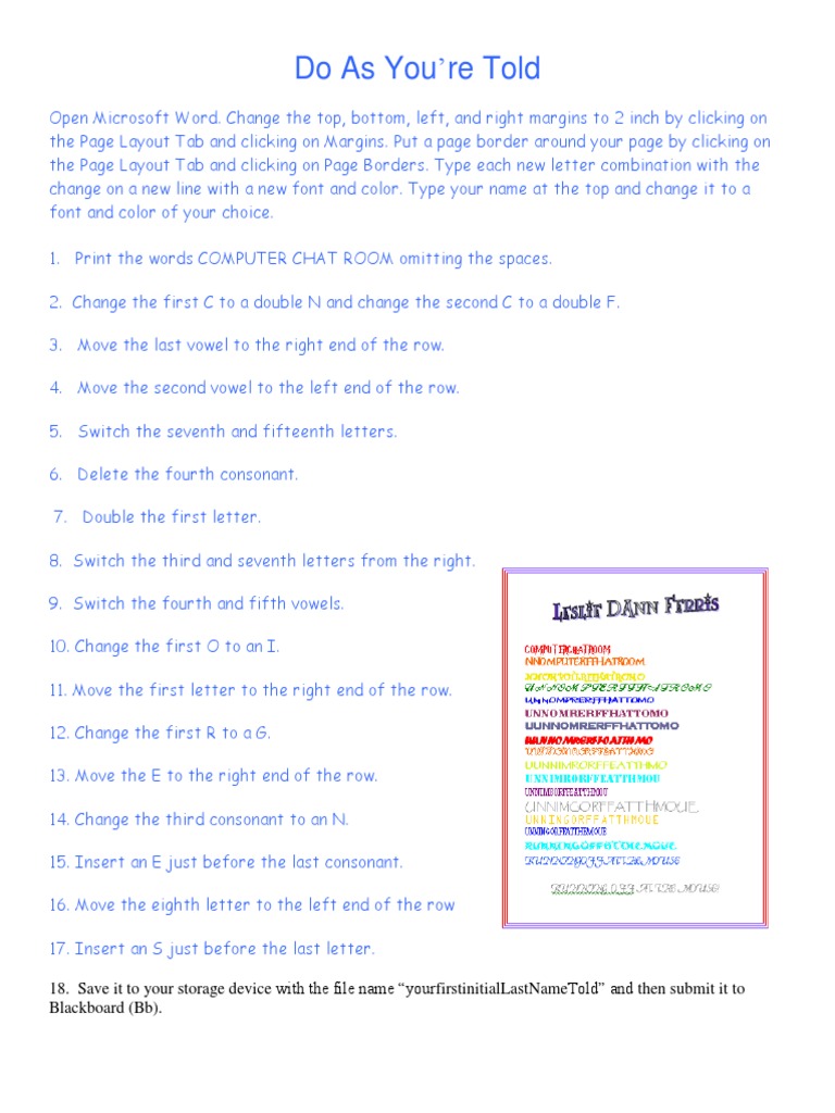 Do As Your Told | PDF