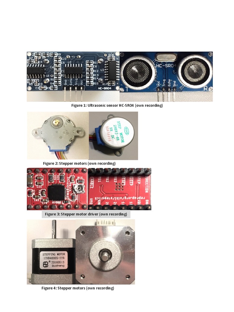 Figure 1: Ultrasonic Sensor HC-SR04 (Own Recording) | PDF