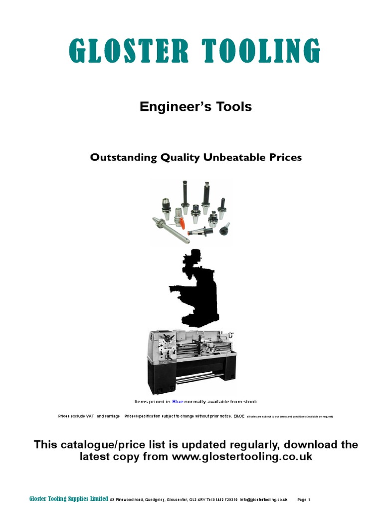 Engineers Tool Catalogue | PDF | Tools | Mechanical Engineering