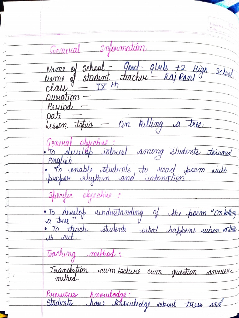 Herbert Lesson Plan | PDF