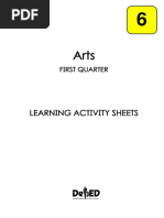 Grade 6 Q2 ARTS LAS | PDF | Composition (Visual Arts) | Paintings