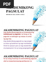 Akademiko at Di Akademikong Pagsulat | PDF