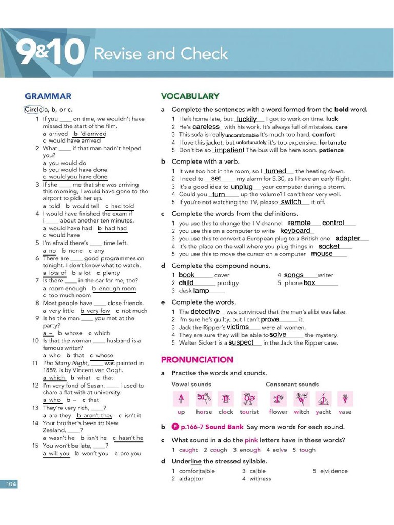 Revise and Check 9&10 | PDF