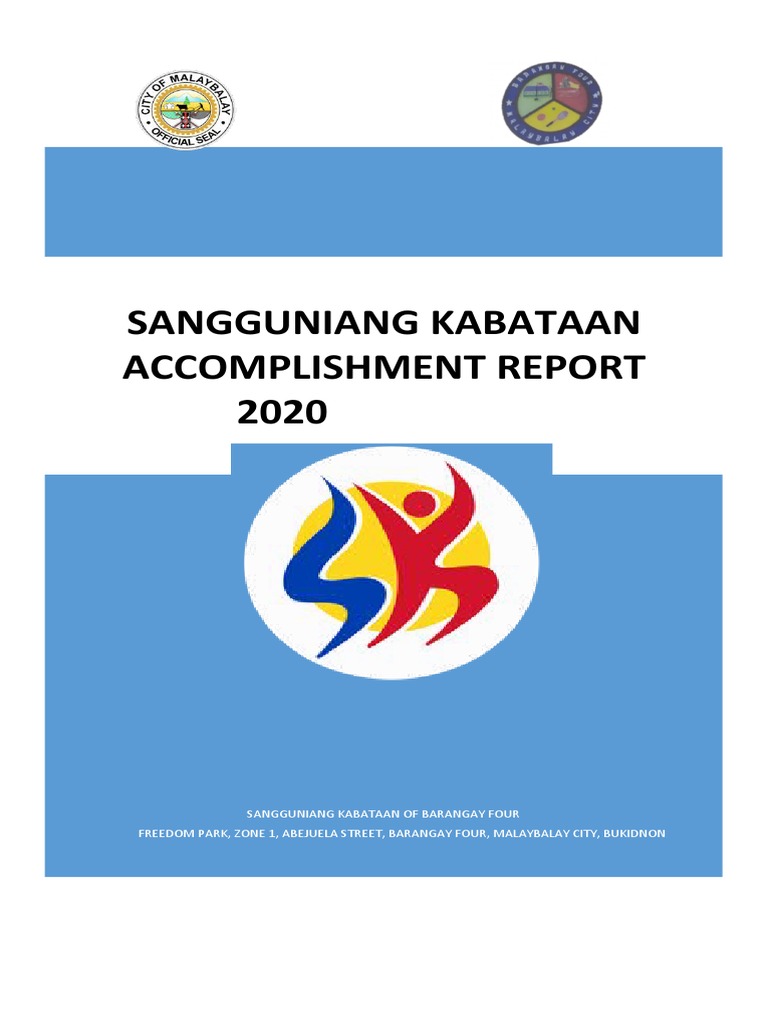 Sangguniang Kabataan Accomplishment Report 2019 | PDF | Disinfectant
