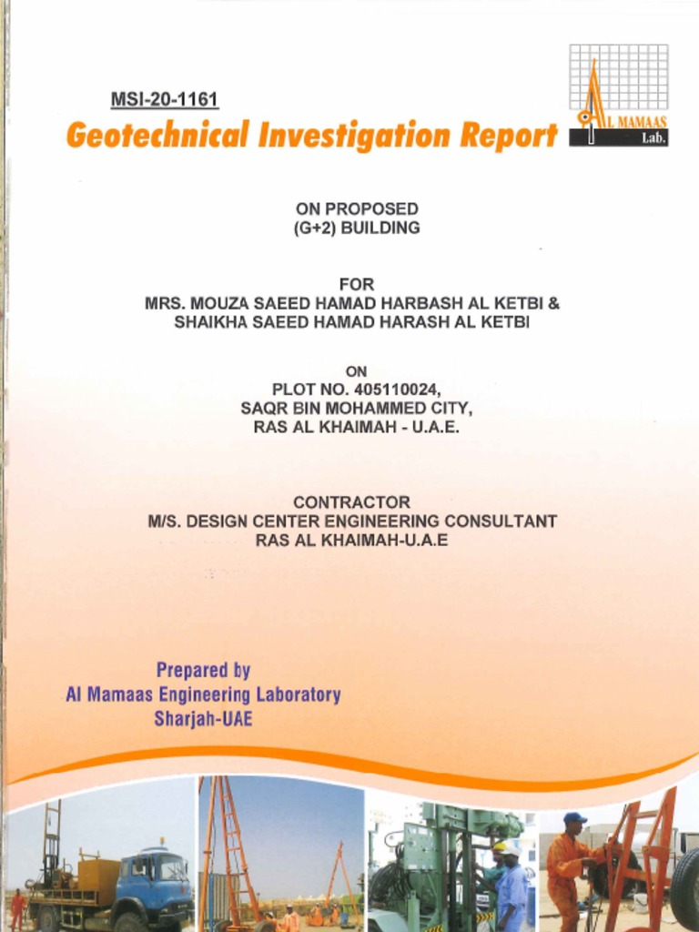 Soil Test Report | PDF | Geotechnical Engineering | Desert