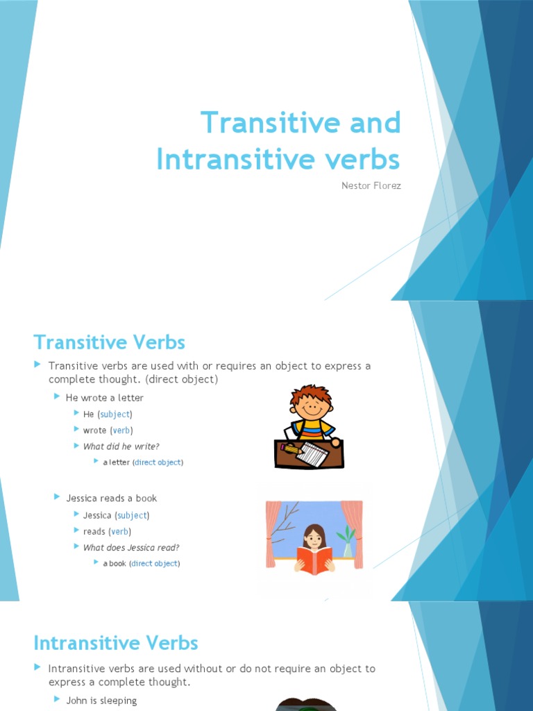 Transitive and Intransitive Verbs | PDF | Verb | Syntax
