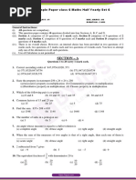 Class-6 Maths Ch-5 Worksheet | PDF | Teachers | Expert