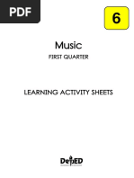 Grade 6 Music Module 1 Final | PDF | Rhythm | Elements Of Music