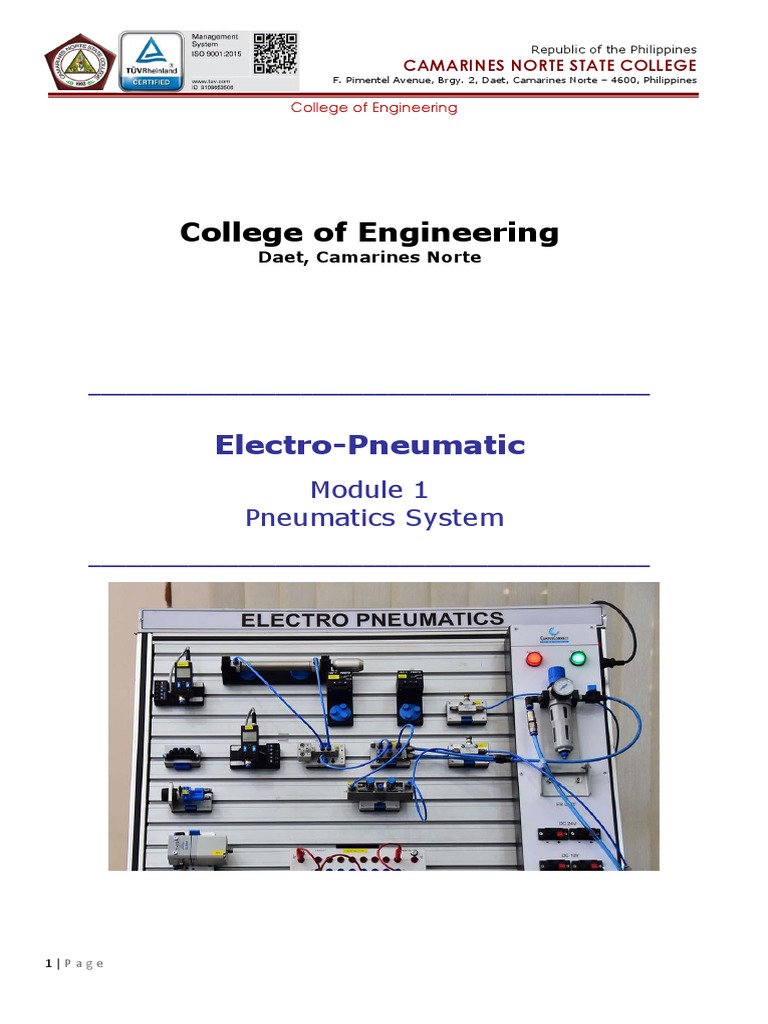 Module 1 Pneumatics System | PDF | Piston | Adsorption