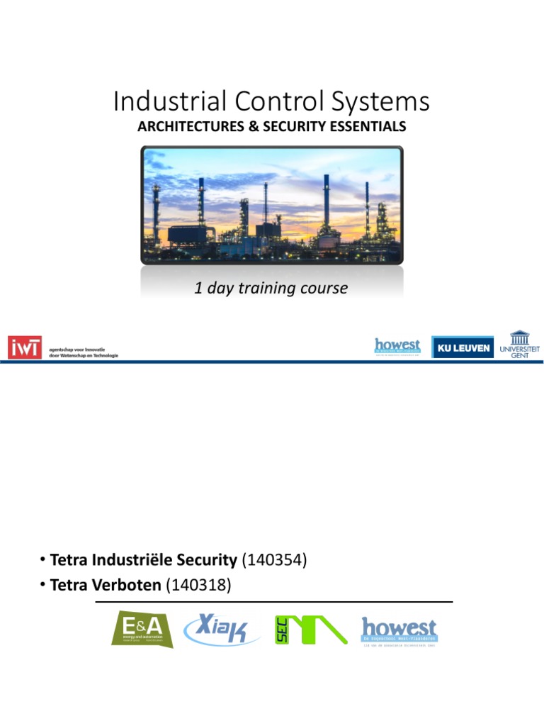ICS Overview | PDF | Programmable Logic Controller | Scada