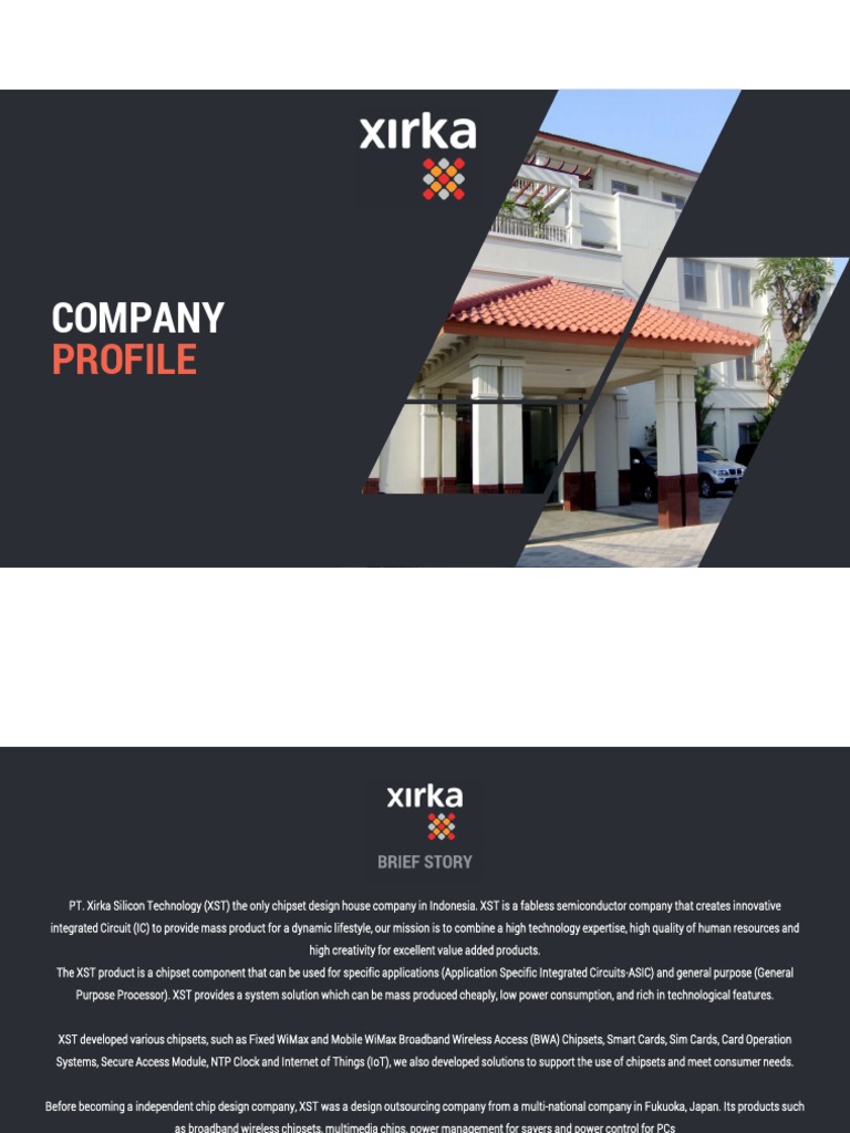 Xirka Company Profile | PDF | Smart Card | System On A Chip