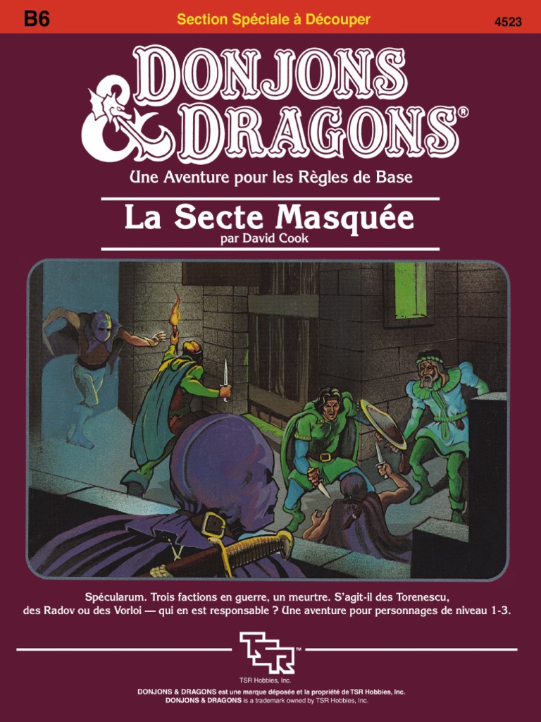 Module B6-v1.2018 Corrigé | PDF | TSR, Inc.