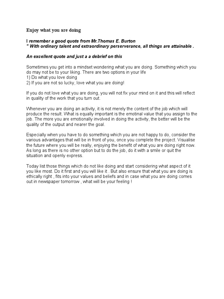 Finding Joy in Your Work | PDF | Career & Growth | Lifestyle