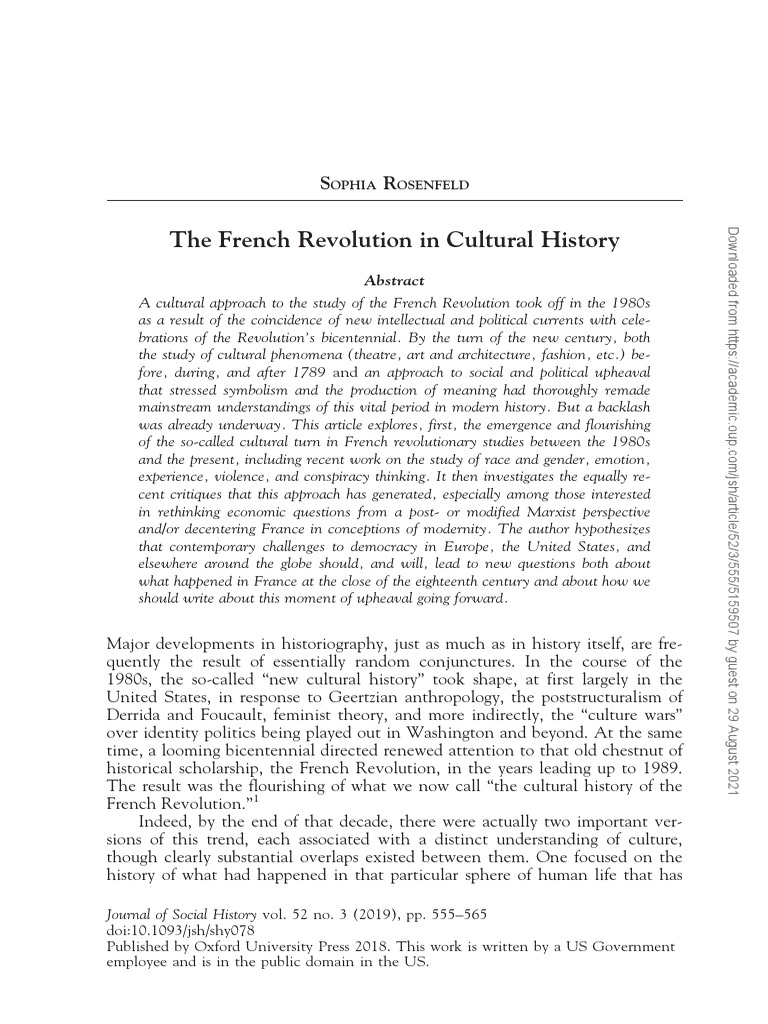 Cultural History of French Revolution | PDF | Historiography | French ...
