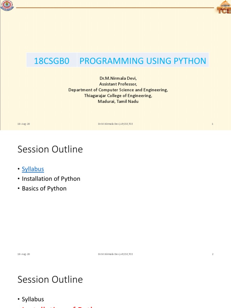 Day 1 Final MND | PDF | Python (Programming Language) | Boolean Data Type