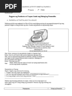 Salitang Nabubuo Sa Palengke | PDF