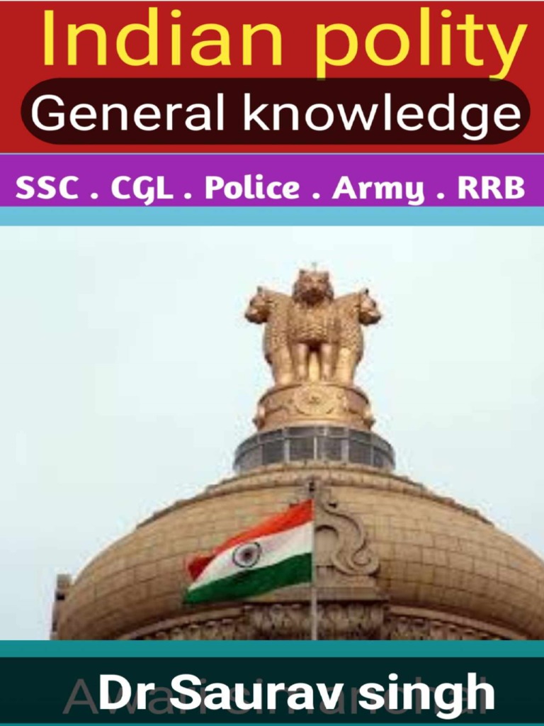 Indian Political Science GK Book Indian Polity Book For SSC CGL Upsc ...