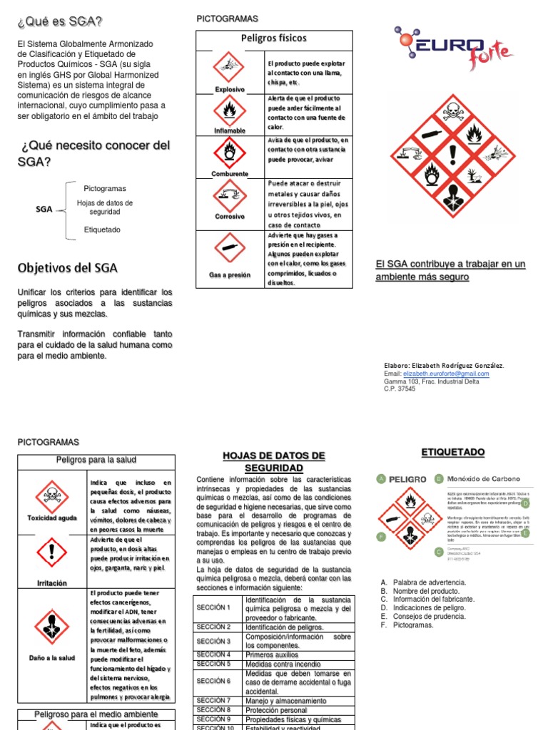 Qué Es SGA | PDF | Toxicidad | Especialidades Medicas