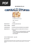 Trade Project Sample | PDF | Inventory | Feasibility Study