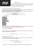 Grad Script Tagalog | PDF