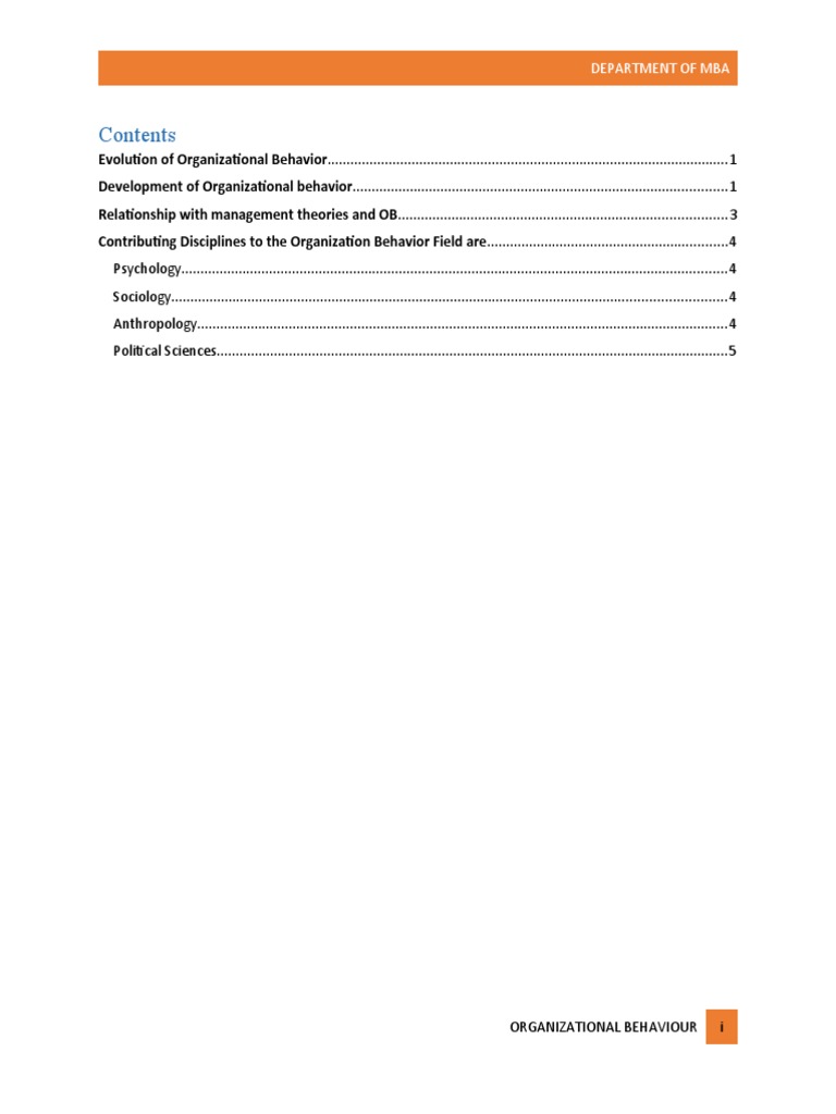 Ob Assigment | PDF | Organizational Behavior | Behavioural Sciences