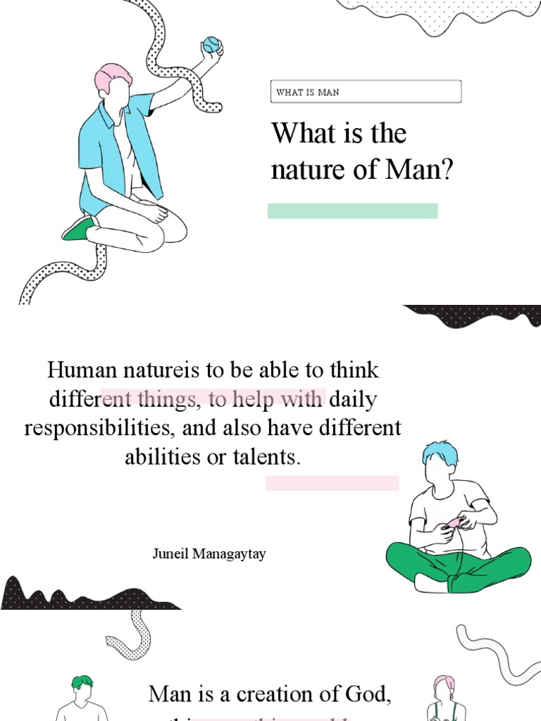 What is the Nature of Man | PDF