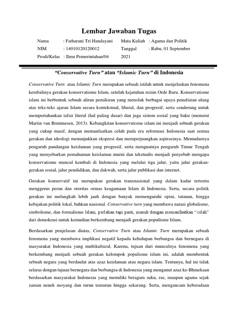 Conservative Turn | PDF