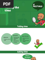 Telling Time Exercises in English | PDF