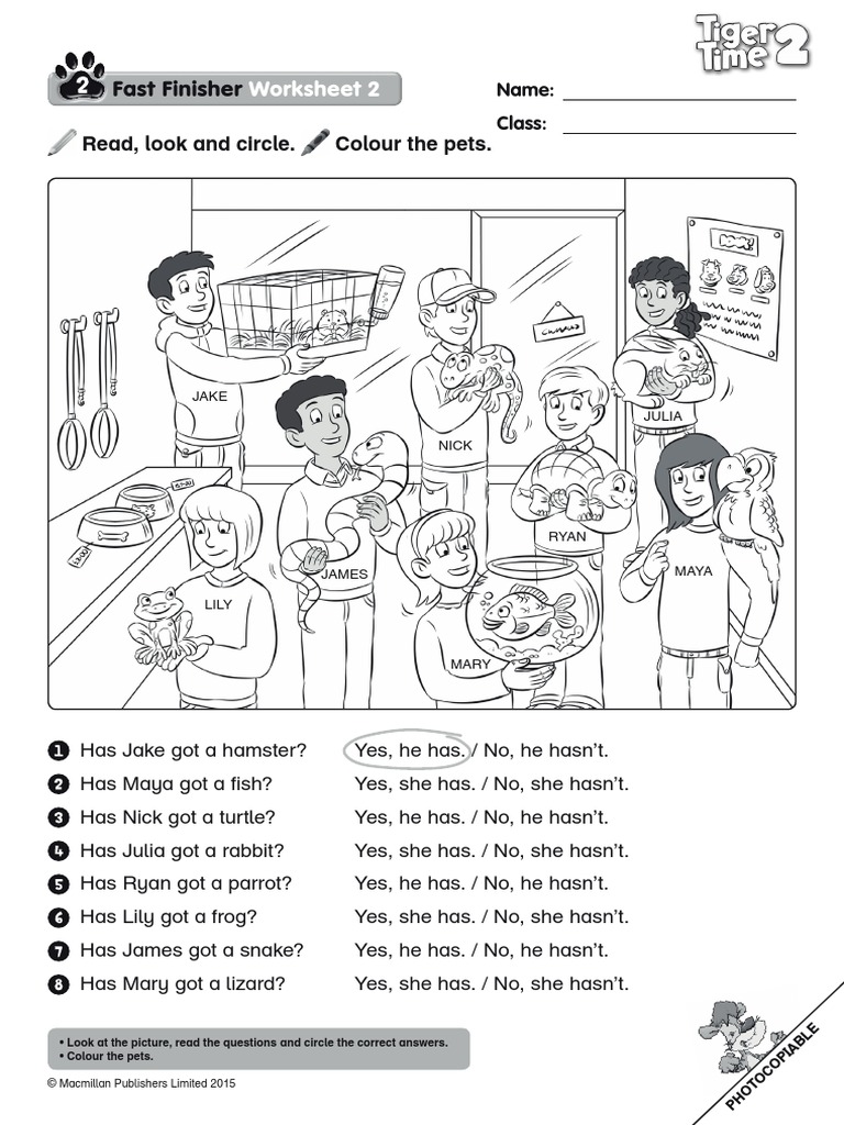 Fast Finisher: Worksheet 2 | PDF